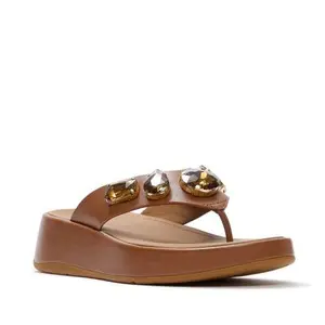 Fitflop F-mode Ultra-jewel Tp Sandal - Deep Tan
