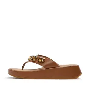 Fitflop F-mode Ultra-jewel Tp Sandal - Deep Tan