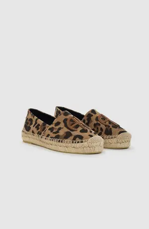 ANINE BING Paloma Espadrilles - Leopard Print