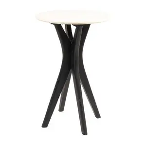 OLIVE GROVE Martini Accent Table - Black