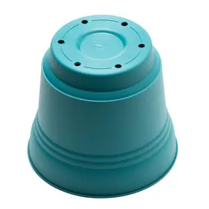 BLOEM 10 Inch Saturn Round Planter With Saucer Tray