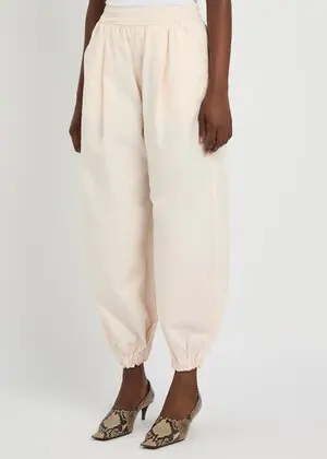 RÙADH Balloon-leg Cotton Trousers