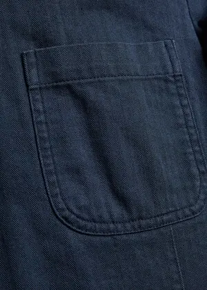 DRAKE'S Cotton-twill Herringbone Jacket