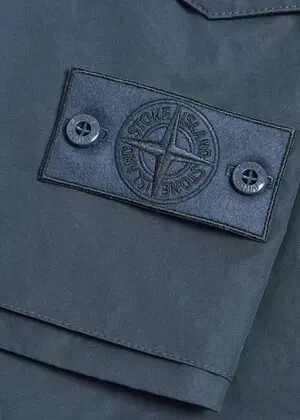 Stone Island Logo Cotton Cargo Shorts