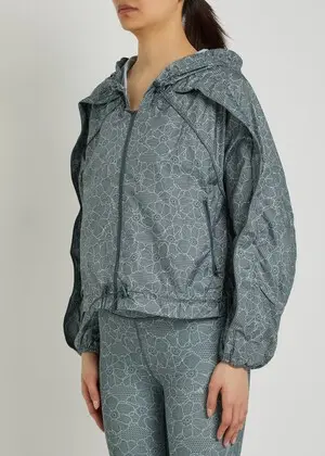 Stella McCartney Adidas X Printed Hooded Shell Jacket