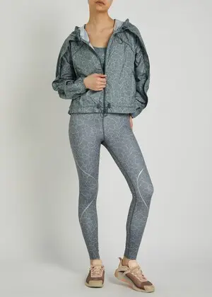 Stella McCartney Adidas X Printed Hooded Shell Jacket