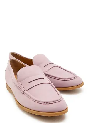TOD'S Gomma Leggero Nubuck Loafers