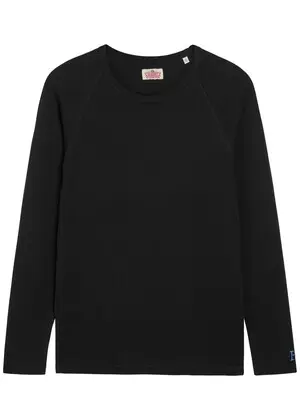 STRETCH FRAISE Ribbed Stretch-cotton T-shirt