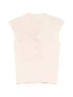 YERSE Sleeveless Cardigan - Neutrals
