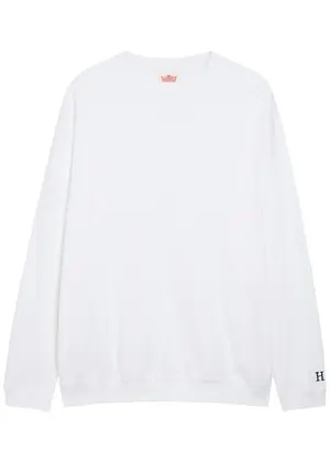 STRETCH FRAISE Ribbed Stretch-cotton T-shirt
