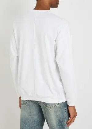 STRETCH FRAISE Ribbed Stretch-cotton T-shirt