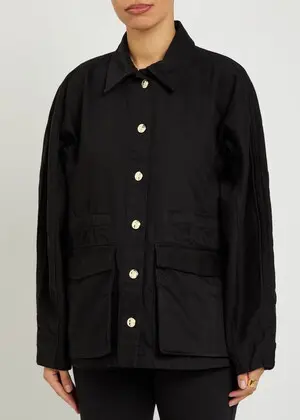RÙADH Denim Constance Drawstring Jacket