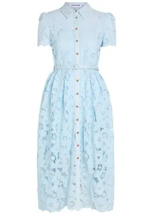 Self-portrait Button Up Day Dresses