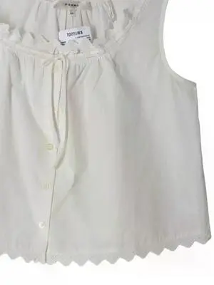 FRAME Lace Trim Tank Top