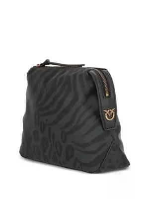 Pinko Animal-print Zipped Makeup Bag