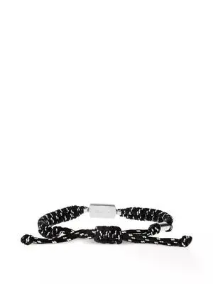 Balenciaga Saint-germain Logo-plaque Bracelet - Silver