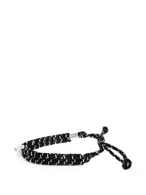 Balenciaga Saint-germain Logo-plaque Bracelet - Silver