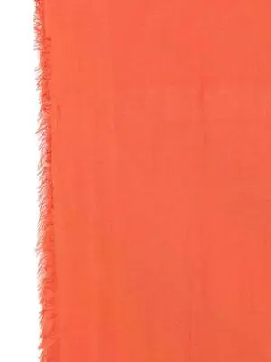 Max Mara Fringed Scarf - Orange