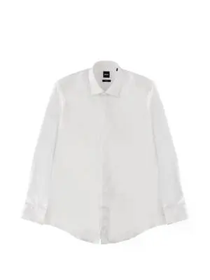 BOSS Long Sleeve Shirt - White
