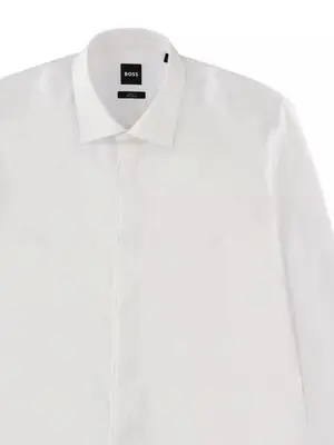 BOSS Long Sleeve Shirt - White
