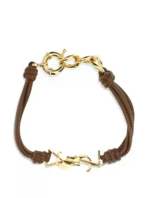 Saint Laurent Logo-plaque Bracelet