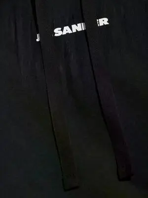 JIL SANDER Cotton Hoodie - Black