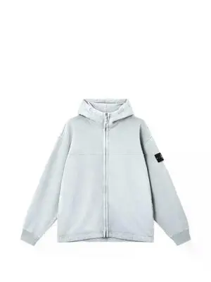 Stone Island Zip-up Cotton Hoodie