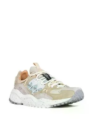 FLOWER MOUNTAIN Yamabushi Uni Suede Sneakers - Neutrals