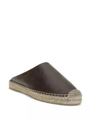 Brunello Cucinelli Leather Jute Espadrilles - Brown