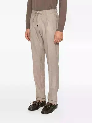 BERWICH Spiaggia Drawstring Trousers - Neutrals