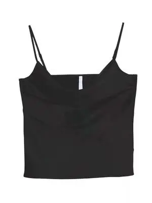 Imperial Cowl-neck Top - Black