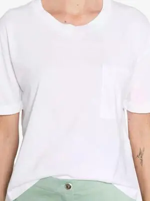 BASE T-shirt With Chest Pocket - White