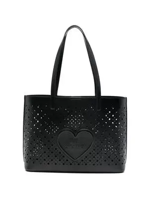 Moschino Heart Cut-out Tote Bag