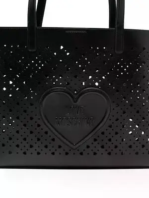 Moschino Heart Cut-out Tote Bag