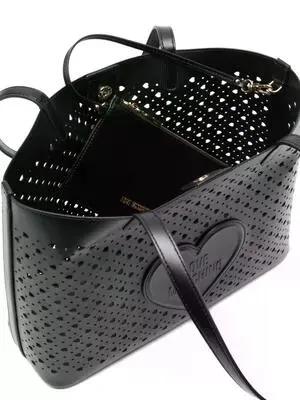Moschino Heart Cut-out Tote Bag