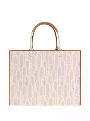 Furla Patterned Tote Bag - Neutrals