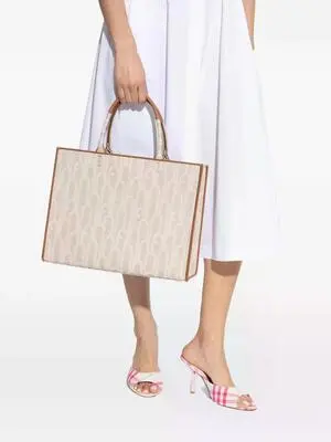Furla Patterned Tote Bag - Neutrals