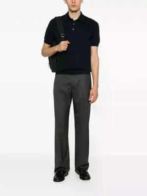 FILERIA Textured Button Polo Shirt