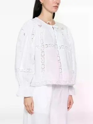 JCSOPHIE Lace Ruffled Blouse