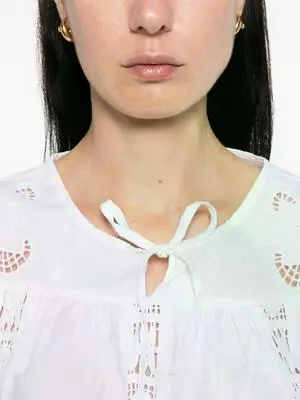 JCSOPHIE Lace Ruffled Blouse