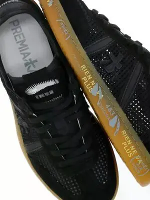 Premiata Bonnied 8201 Perforated Sneakers - Black
