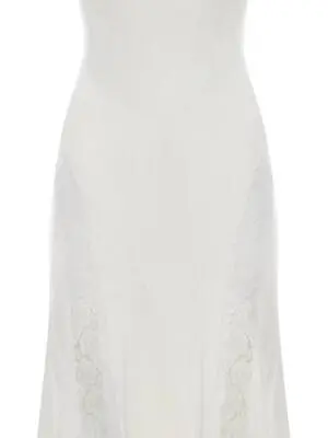 SELF-PORTRAIT Lace-detailed Midi Dress