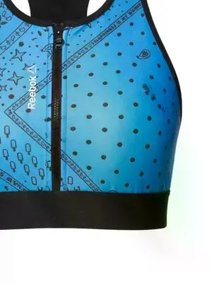 REEBOK Print Zip Bra