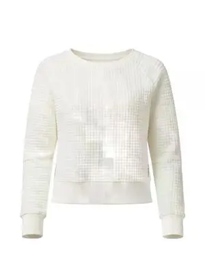REEBOK Textured Crewneck Sweatshirt