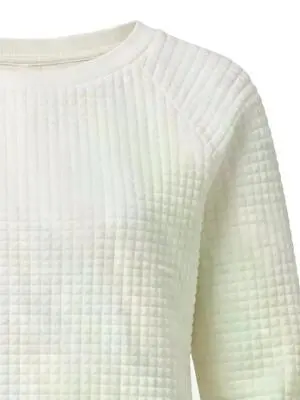 REEBOK Textured Crewneck Sweatshirt