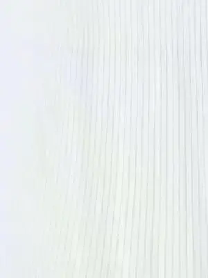 P.a.r.o.s.h Fine-ribbed V-neck Tank Top - White
