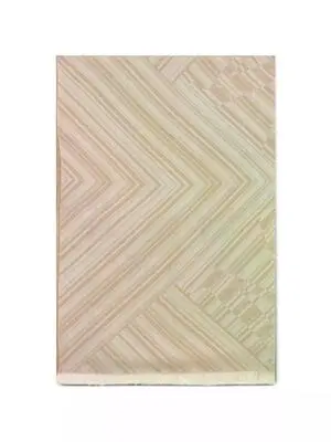 Max Mara Fringed-hem Striped Scarf - Neutrals