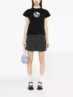 AGNES B. Graphic-print Round Neck T-shirt