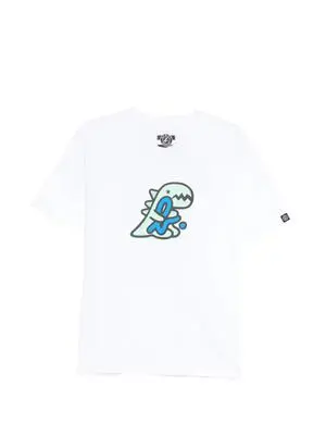 AGNES B. Hugging Dino T-shirt - White