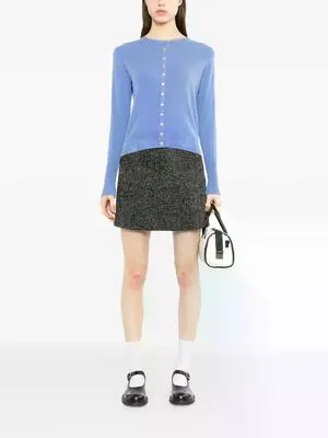 AGNES B. Snapy Cardigan - Blue